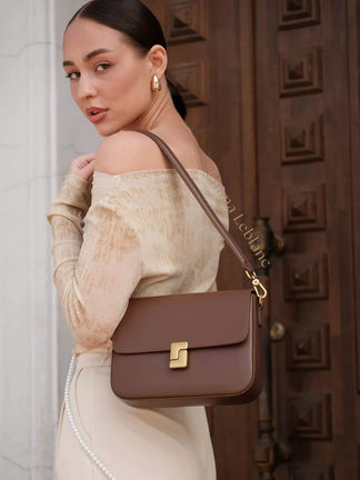 Bolsa Transversal Box Couro Legítimo Toronto – Emma Leblanc